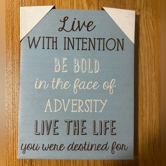 Wall Decor | 3 If Bundled Wall Art Live With Intention Be Bold In The ...